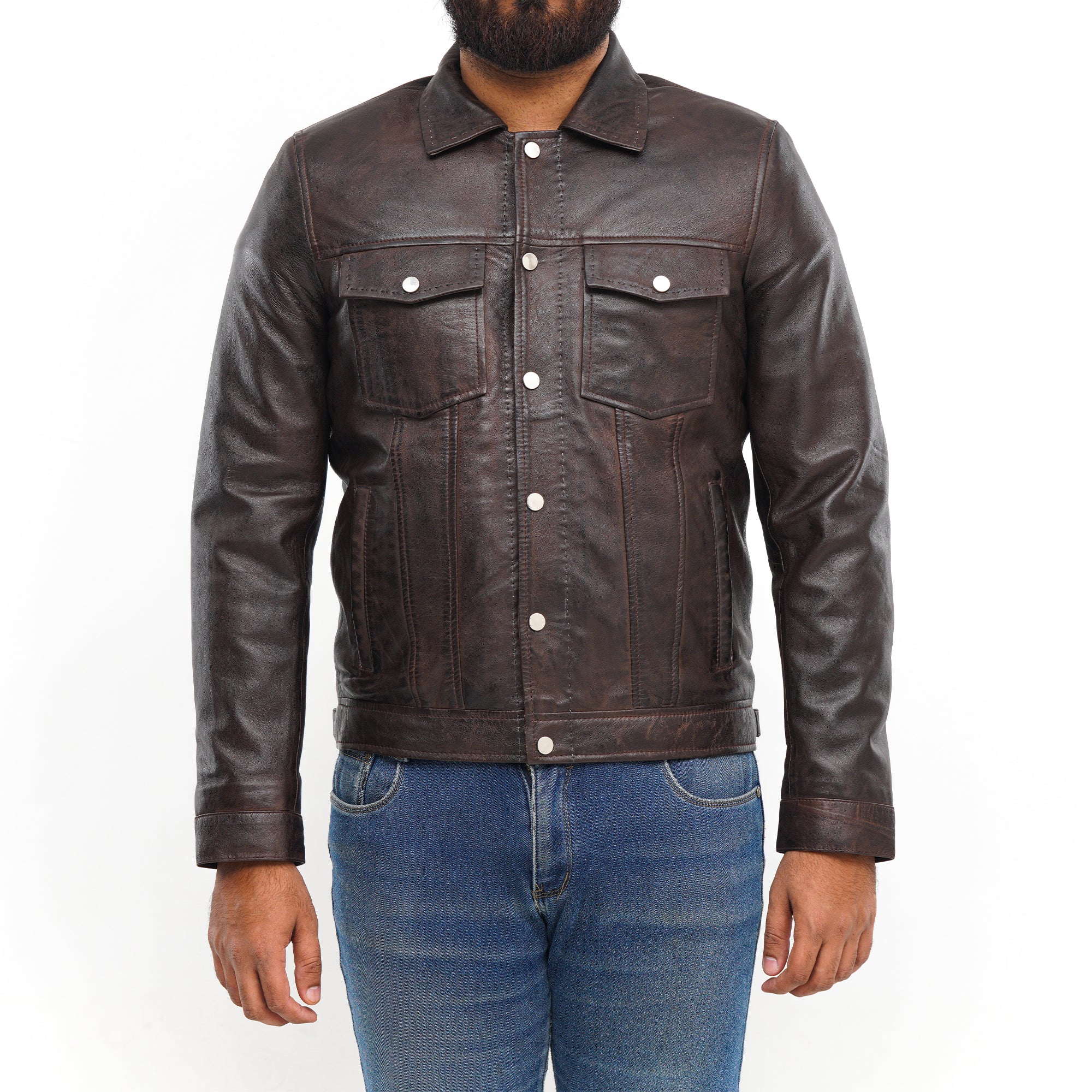 LEATHER JACKET CLJ-BR-SC-FP-V5 – Corio